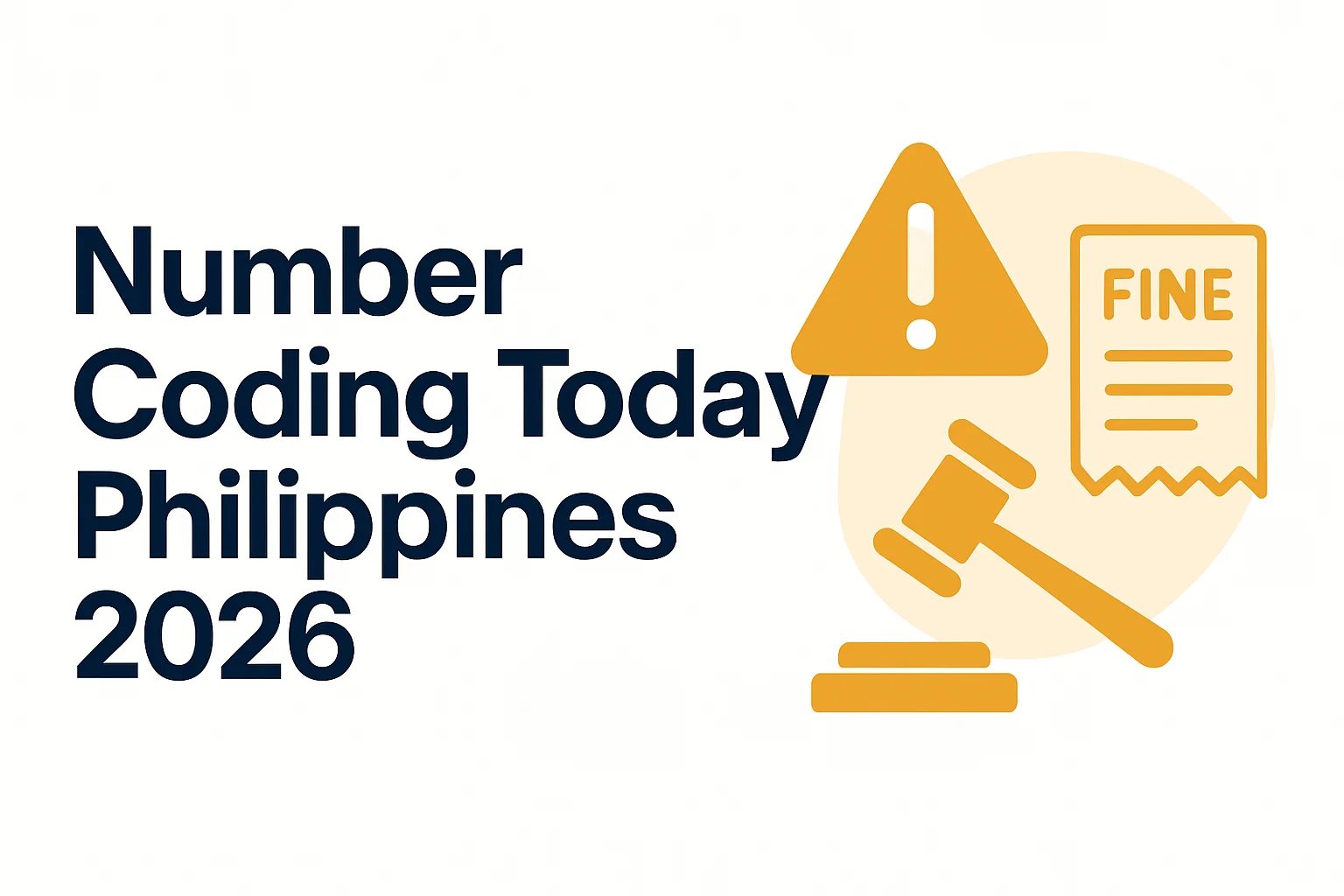 Number Coding Today 2026: Manila Schedule & Exemptions | Expressway.PH