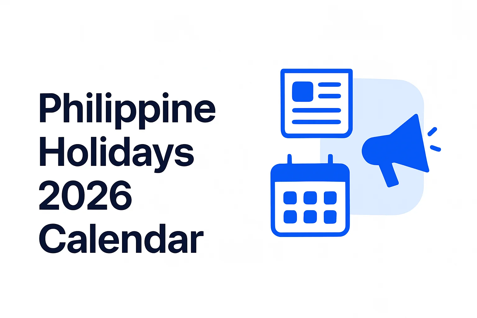 Philippine Holidays 2026 - Complete List of Regular & Special Holidays ...